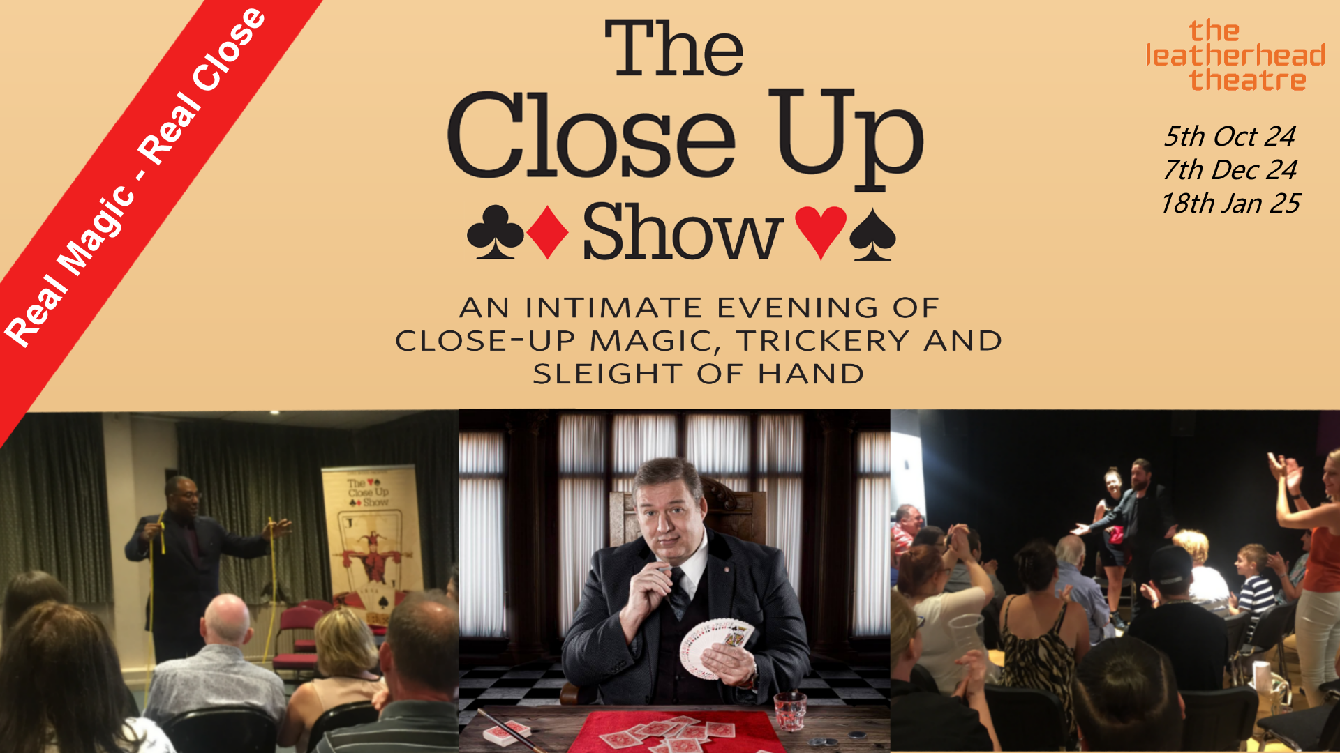 The close up magic show – The Leatherhead Theatre